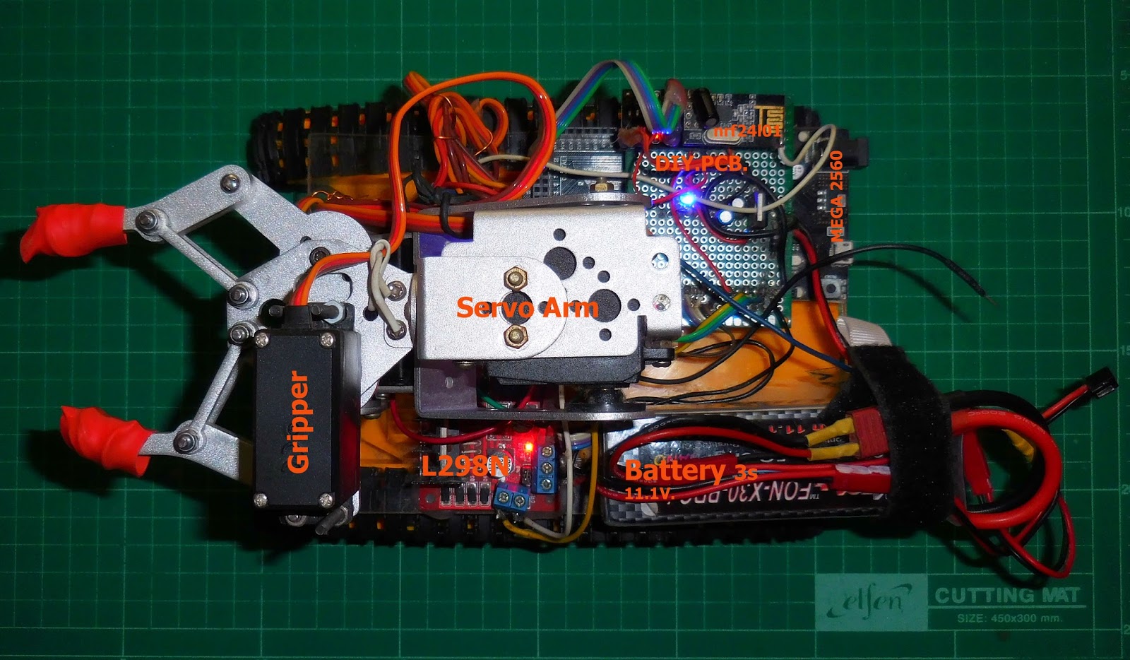 Hobby Witch: How to Build Gripper Tracked Robot Via Nrf24l01 Arduino