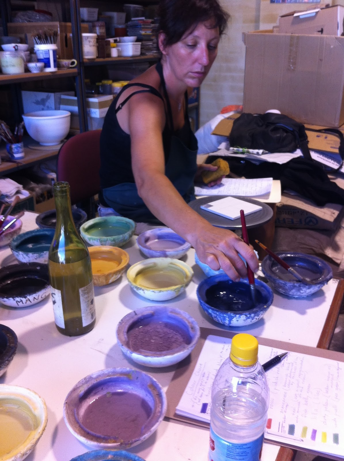 ELAINE BRADLEY: Pottery