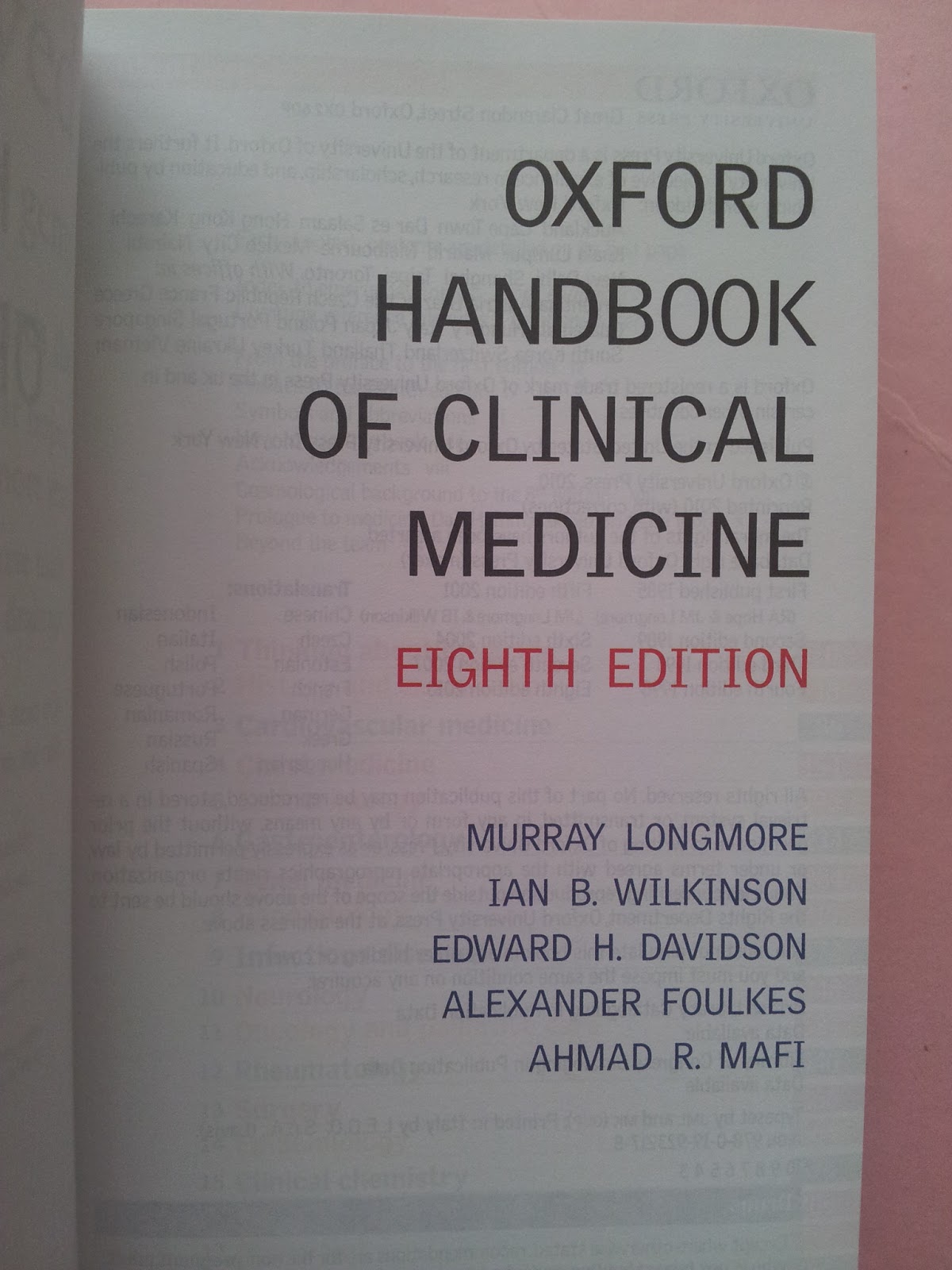 Bukumedik Blogspot (Medical Books Online Shoppe): Oxford Handbook of ...