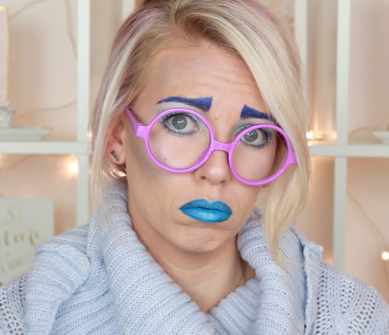 SAM SCHUERMAN: Halloween Makeup | "Inside Out" Sadness, Joy & Disgust