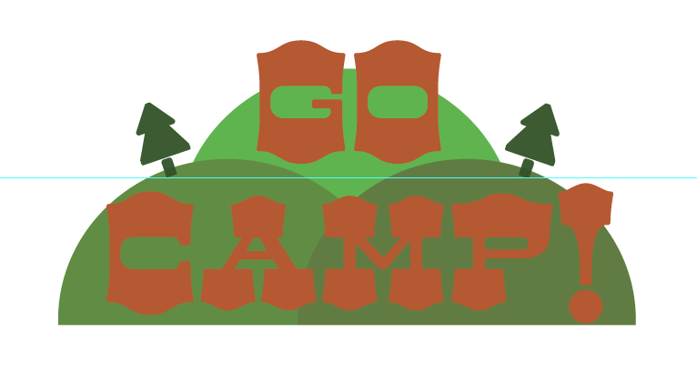 Design Practice: What Is Good// Logo for GO CAMP!