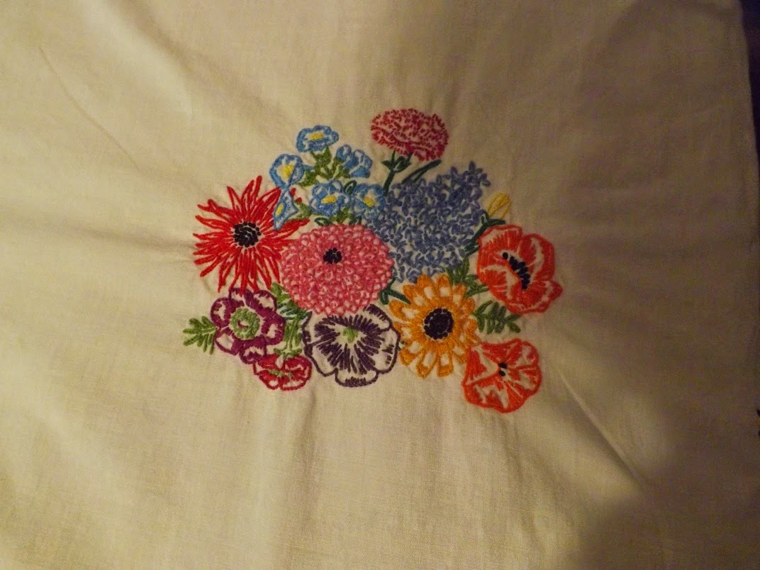 Yesteryear Embroideries: 74 different designs are hand embroidered