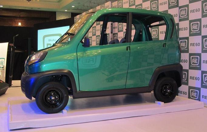 Bajaj Auto launches low cost car RE 60, promises 40 km per litre ...