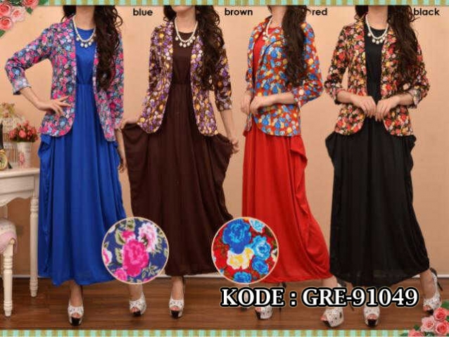 Maxi Dress Bunga GRE-91049