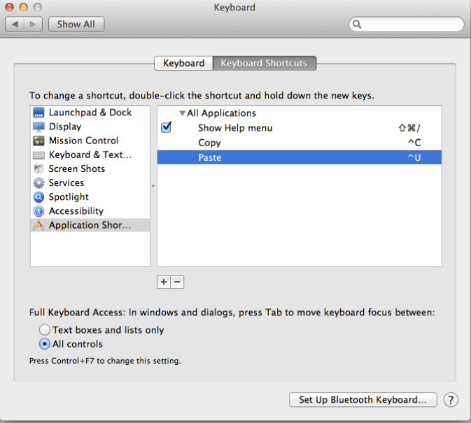 Mapping the Ctrl + Key and Command + Key Combinations | Education and ...