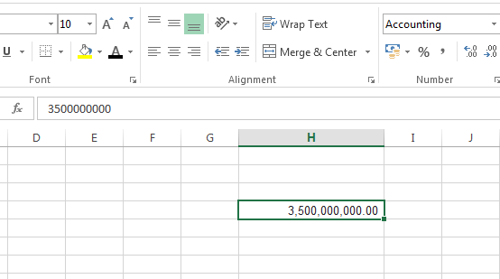 How To Get Excel 2013 To Show A Comma After Millions English Format Or Thousands Indian Format How To Get Excel 2013 To Show A Comma After Millions English Format Or Thousands Indian Format