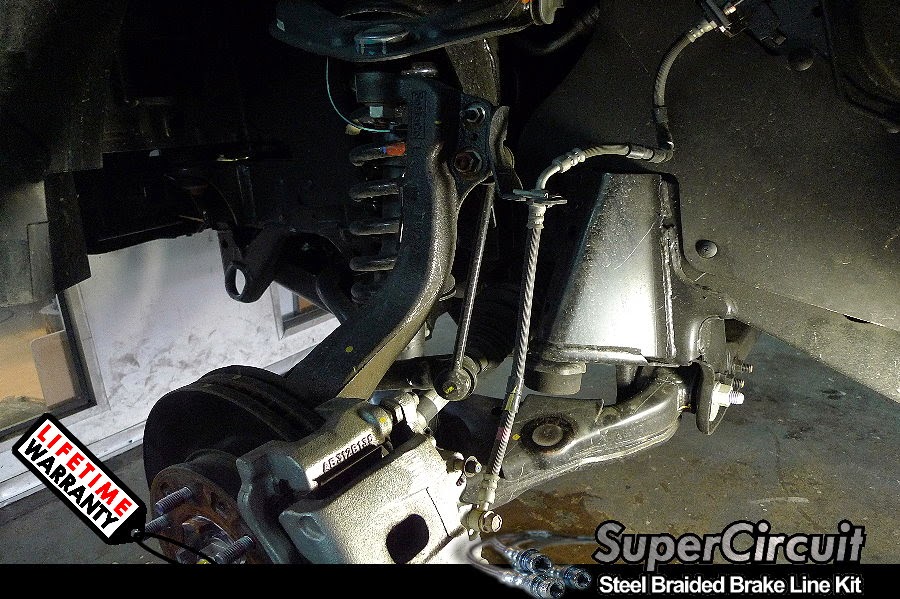 SUPERCIRCUIT Steel Braided Brake Lines: Mazda BT-50 Steel Braided Brake ...