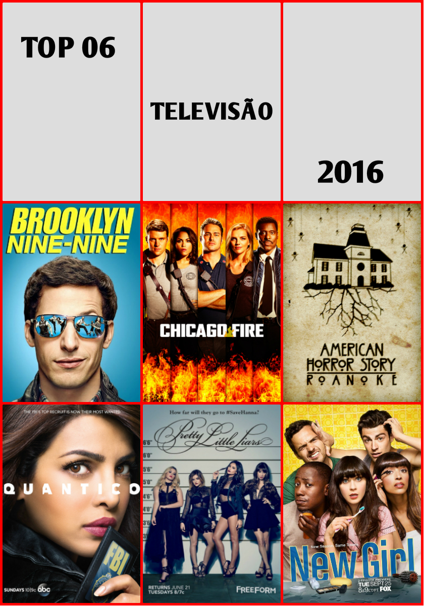 Os Filmes de Frederico Daniel: TOP 06 Televisão 2016