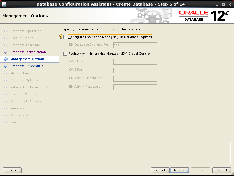 Oracle 12c Create database with dbca ~ Dilli's Oracle/MySQL Linux Blog