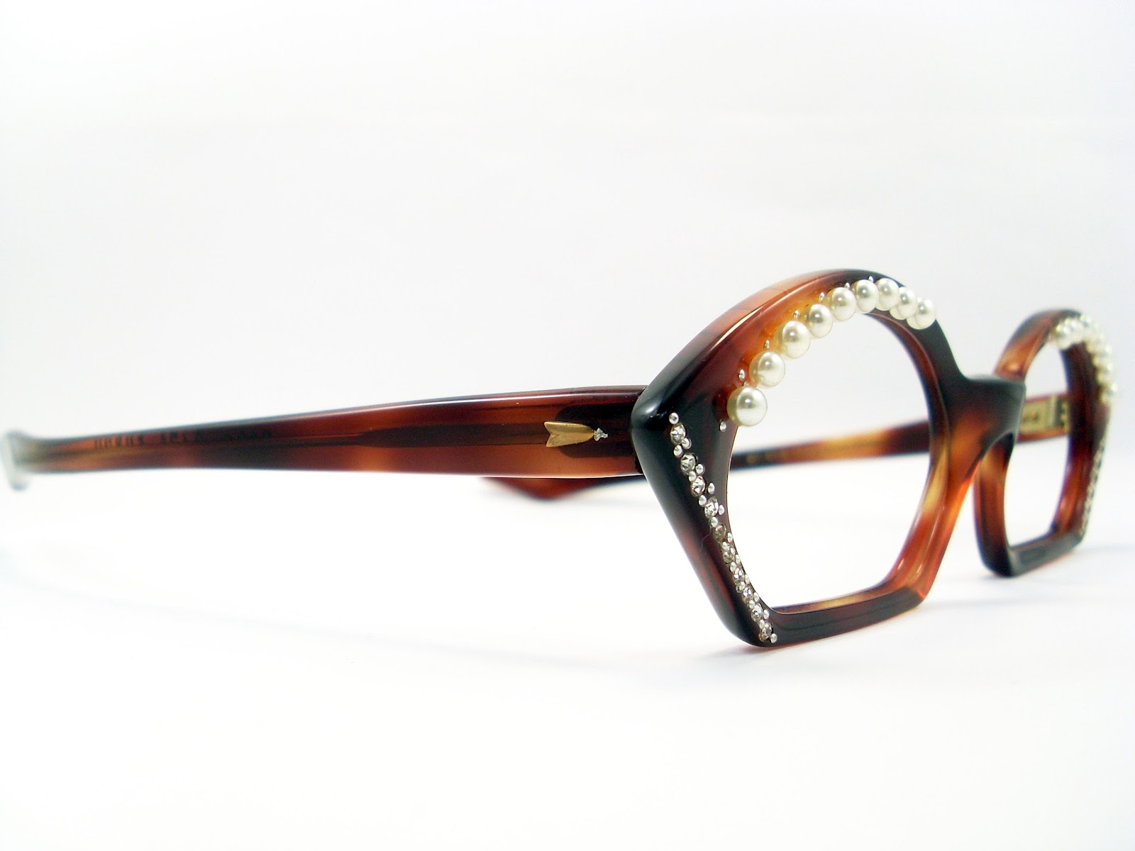 Vintage Eyeglasses Frames Eyewear Sunglasses 50S: Vintage Frame France ...