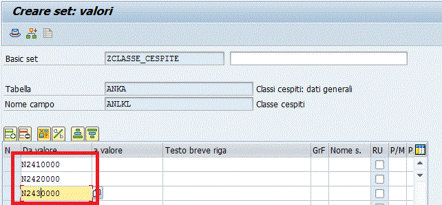 Informazioni utili e pratiche su SAP: ABAP - Creazione e utilizzo dei SET