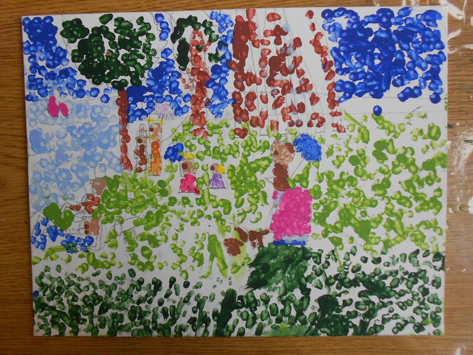 Learn, Explore, Create: 1st Grade George Seurat Paintings