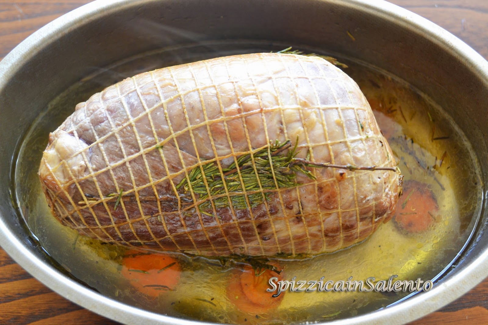 Spizzica in Salento...: ROTI DE VIANDE A LA GENADE, AU KAKI ET CHATAIGNES