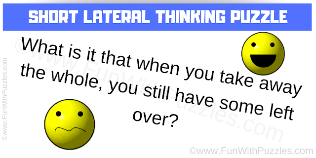 Short Lateral Thinking Riddle for Students with Answer