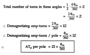 Demagnetising and Cross Magnetizing Conductors