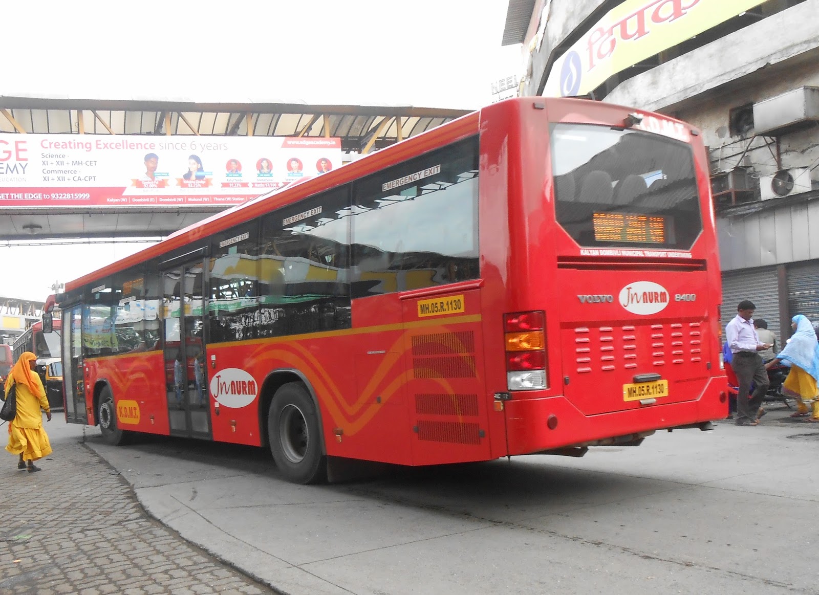 India's Transportation: KDMT Volvo 8400 on Kalyan - Vashi Route