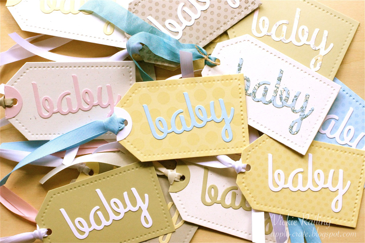The Apple Crate: Baby Tags