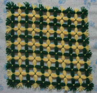 MY CRAFT WORKS: Wollen Mat - Tutorial