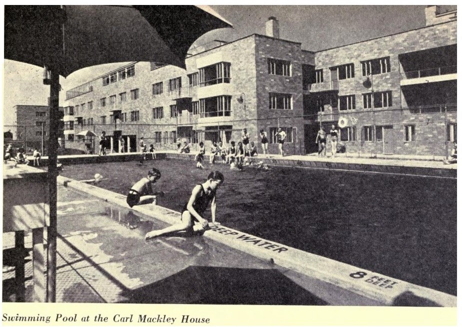 Philly & Stuff: Swimming Pool - Carl Mackley Houses - 1937