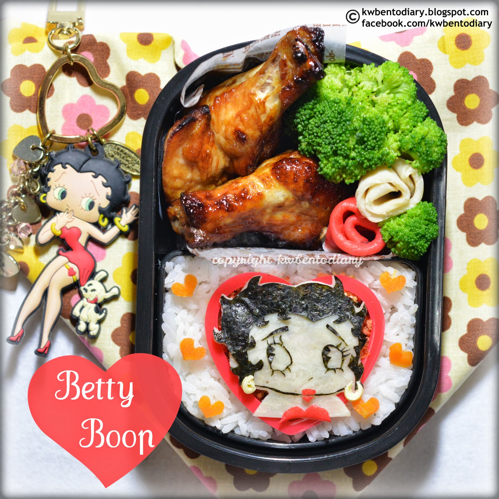 Karenwee's Bento Diary: Bento2014#Apr02~Betty Boop Bento