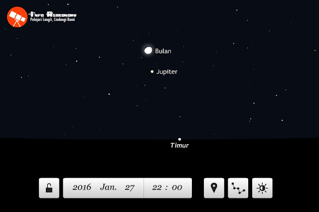 Malam Ini, Bulan akan Bertemu dengan Planet Jupiter di Langit - Info ...