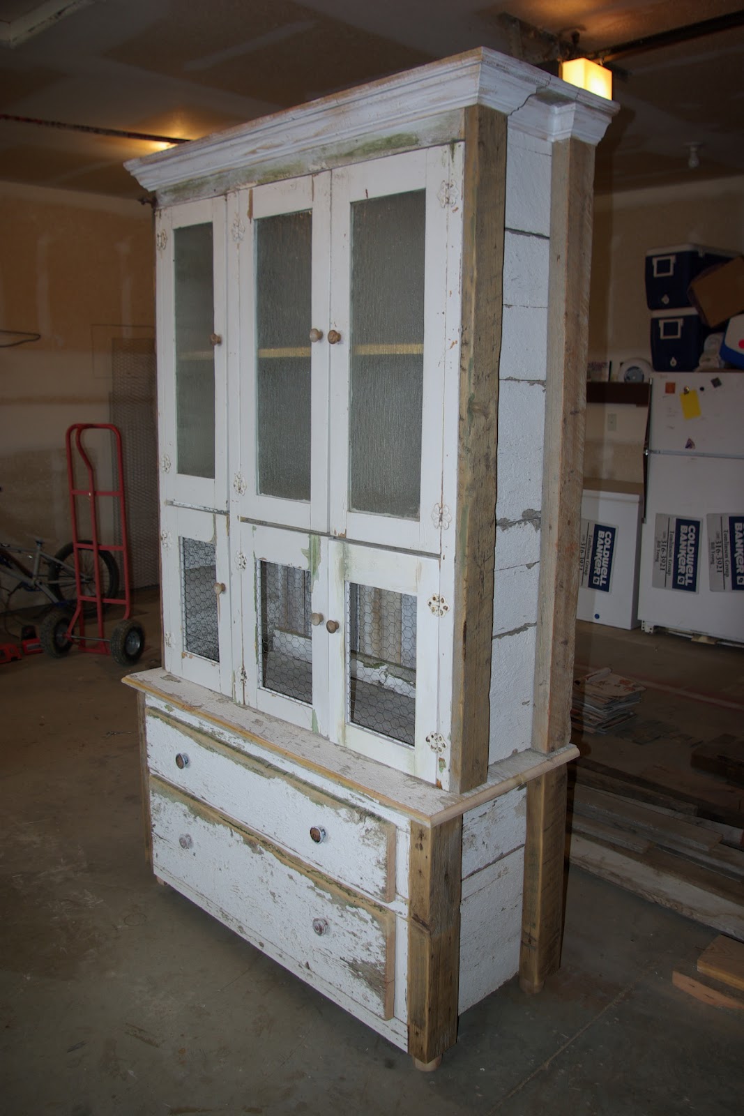 Reclaimed Rustics: Rustic China Cabinet/Armoire
