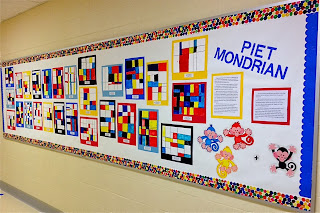 Creativity in Connecticut: Kandinsky and Mondrian Bulletin Boards