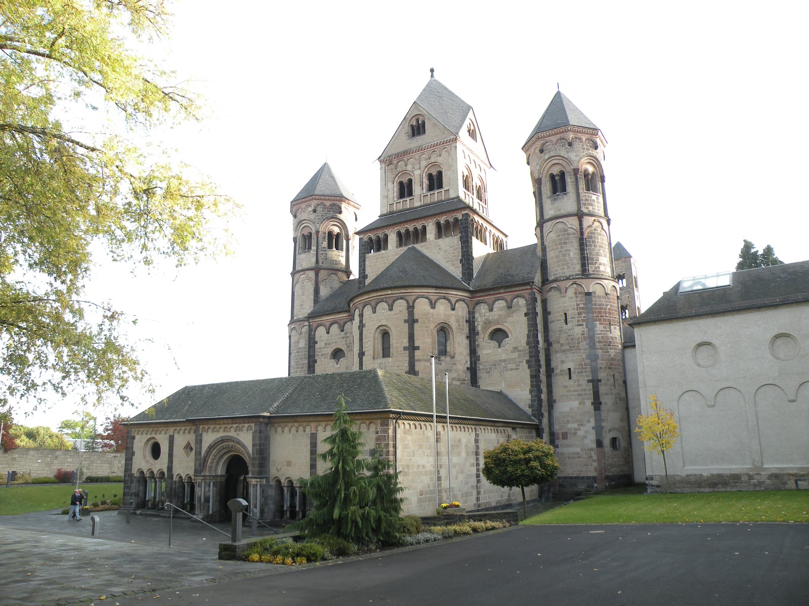 With Judy: Maria Laach Abbey