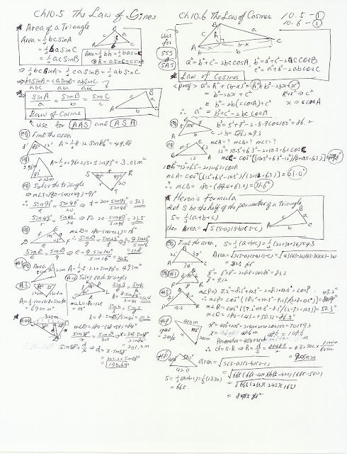 Sean's Math Page: Algebra 2 Class Note - Chapter 10