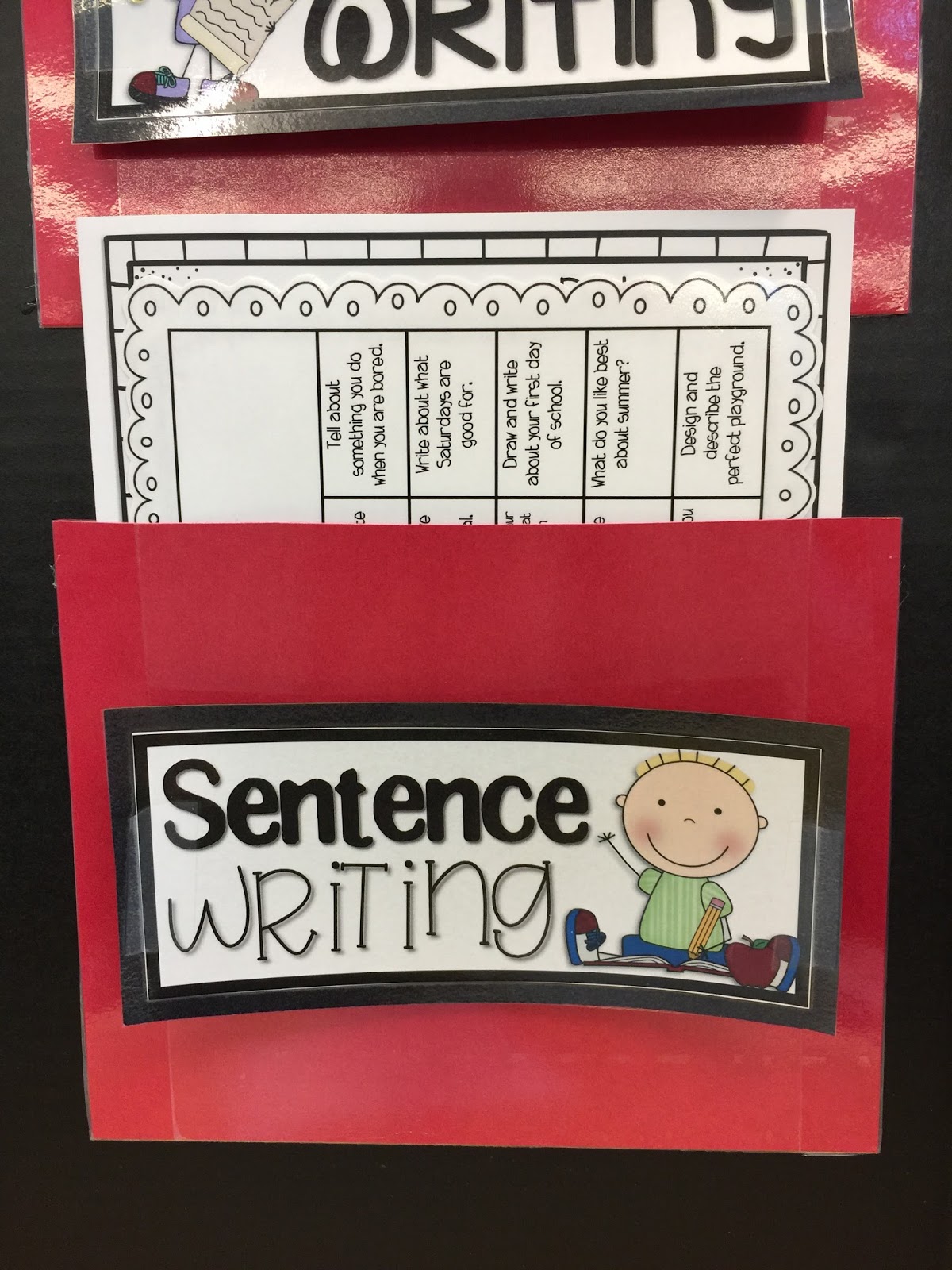 Teaching With Terhune: Writing Center Board with Tons of Activities for ...