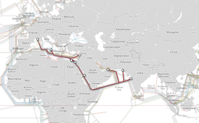 IP Man's take on the IP world: Diverse West Bound route with BBG cable?
