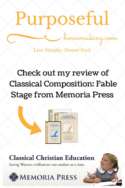 Purposeful Homemaking: Classical Composition from Memoria Press {A ...