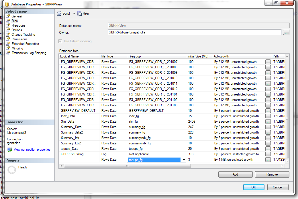 Dev Importants: Create Separate File Group to create Indexing