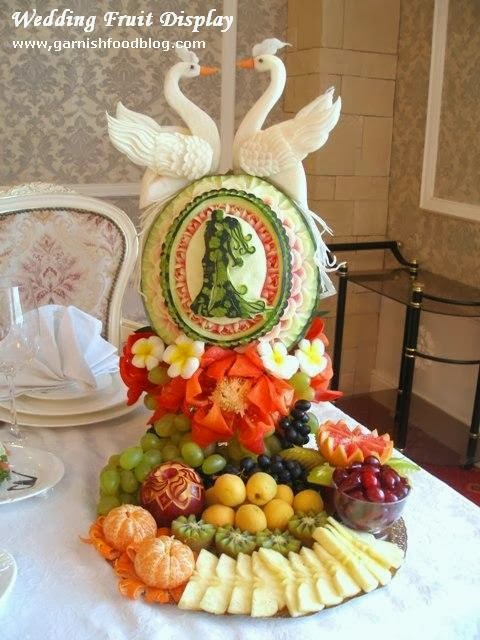 GarnishFoodBlog - Fruit Carving Arrangements and Food Garnishes ...