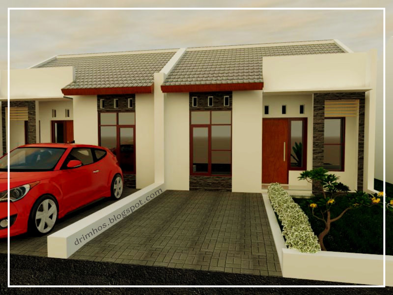 Gambar Denah Rumah Minimalis Type 36 72 - IDE DESAIN RUMAH