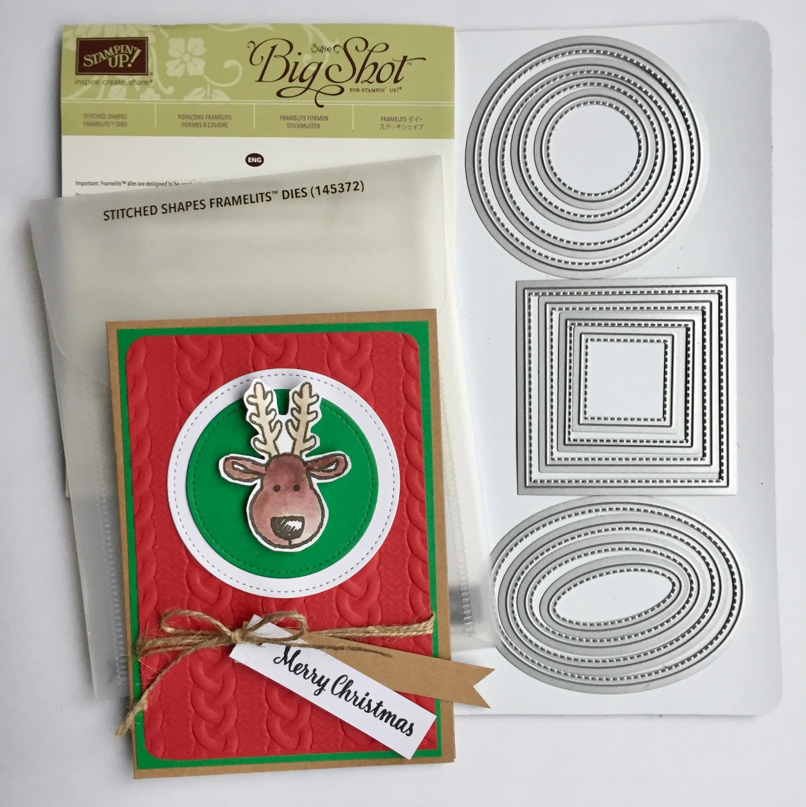 Laura's Creative Moments: STITCHED SHAPES FRAMELITS - STAMPIN' UP!