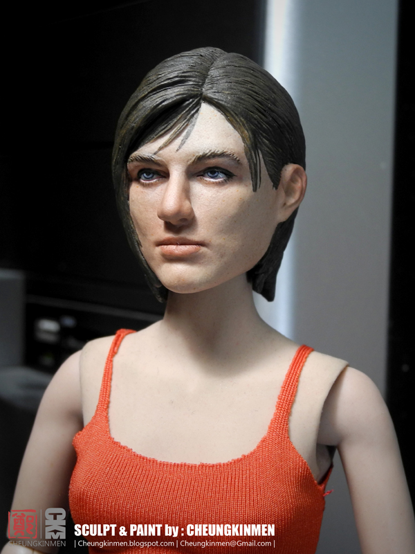 cheungkinmen's workbench: 1/6 Julia Voth as Jill Valentine painted sculpt.