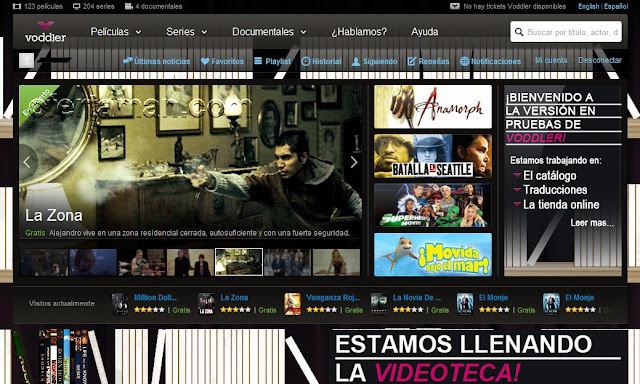 Tutorial Voddler. Cine y series online de forma legal