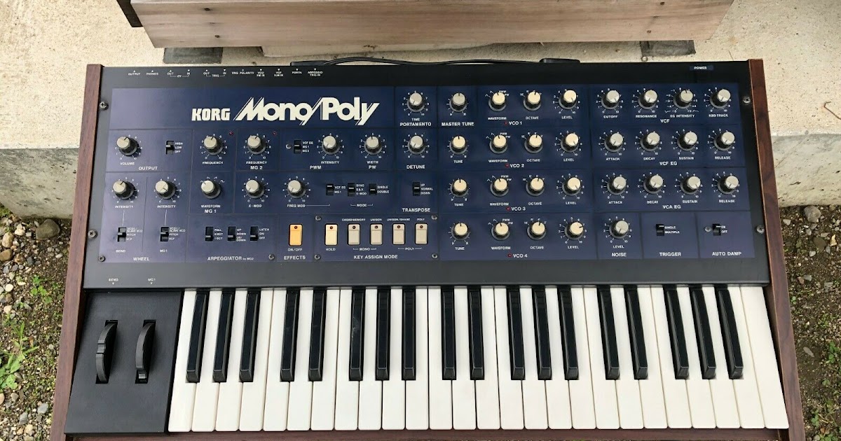 MATRIXSYNTH: KORG MONO/POLY (MP-4) monophonic synthesizer