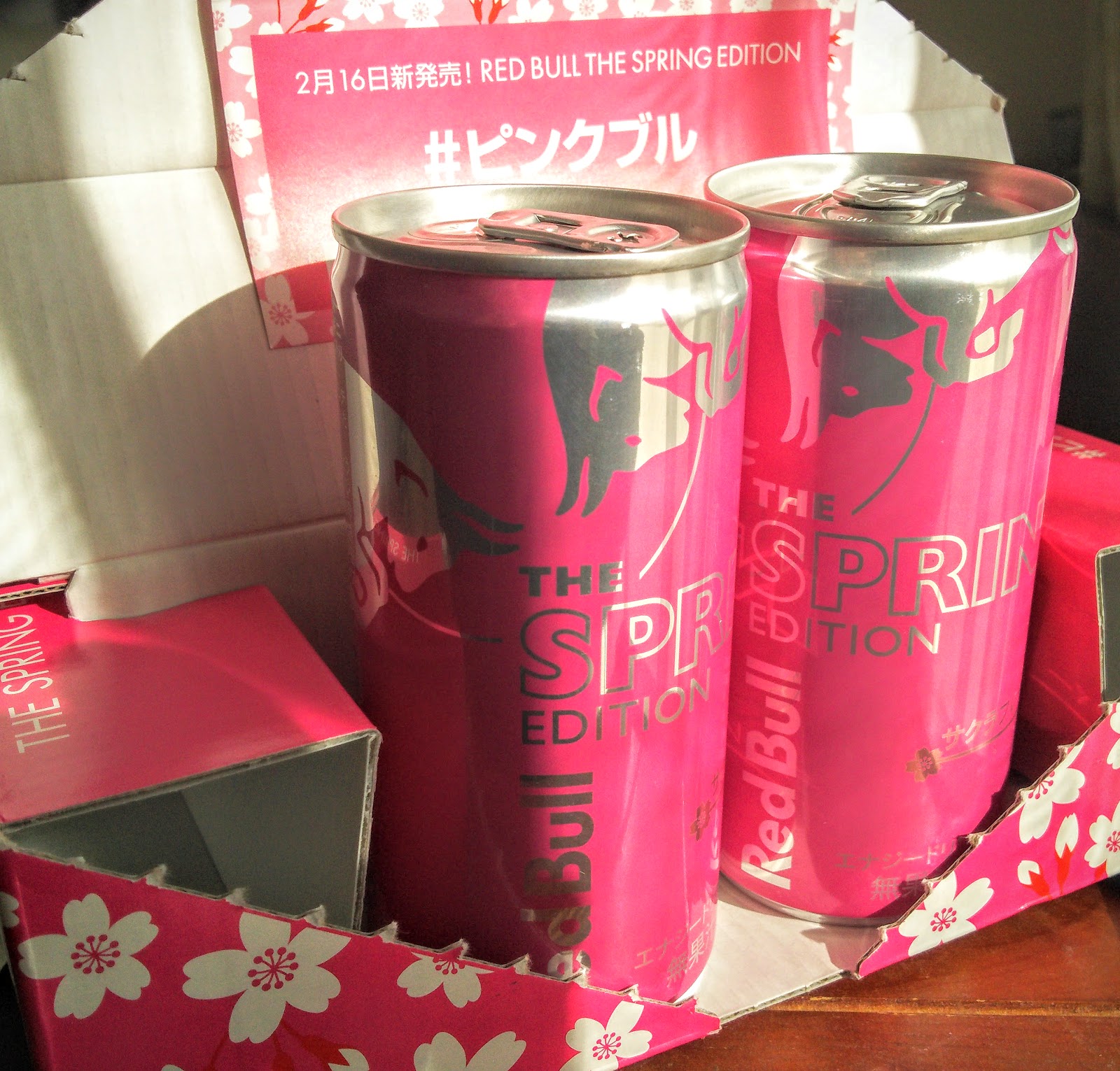 これはなかなかの桜フレーバー！ Red Bull THE SPRING EDITION で 一足先に春にはばたく翼を授かりました : Way ...
