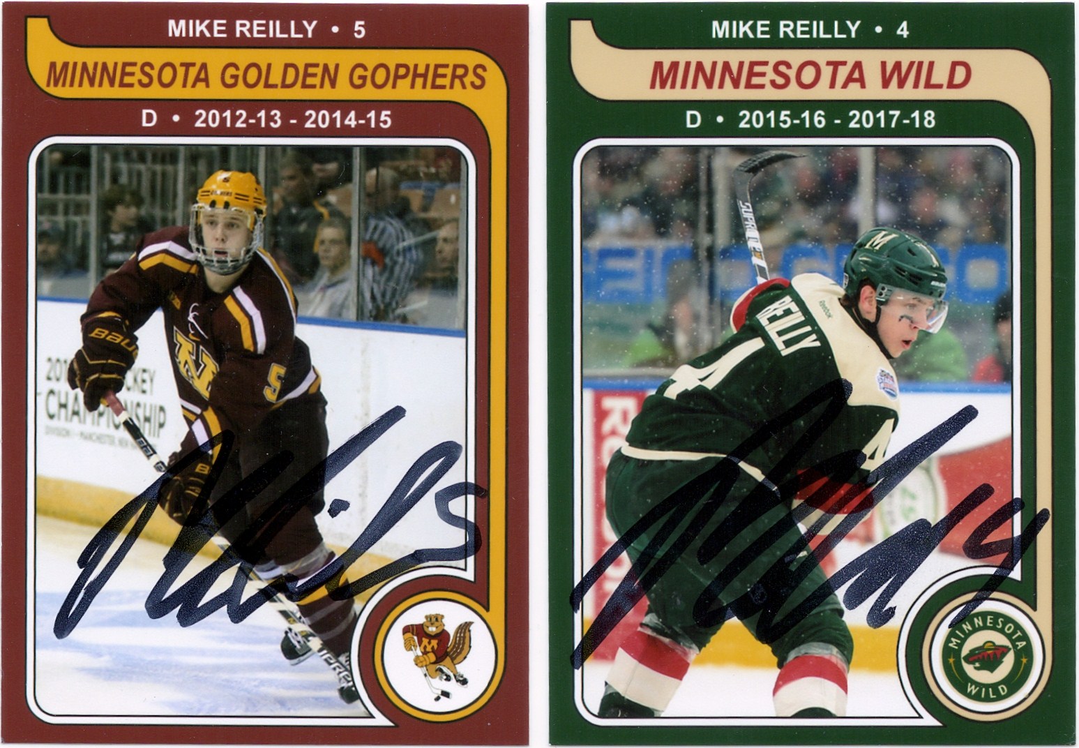 Minnesota Sports Autograph Project: MIKE REILLY