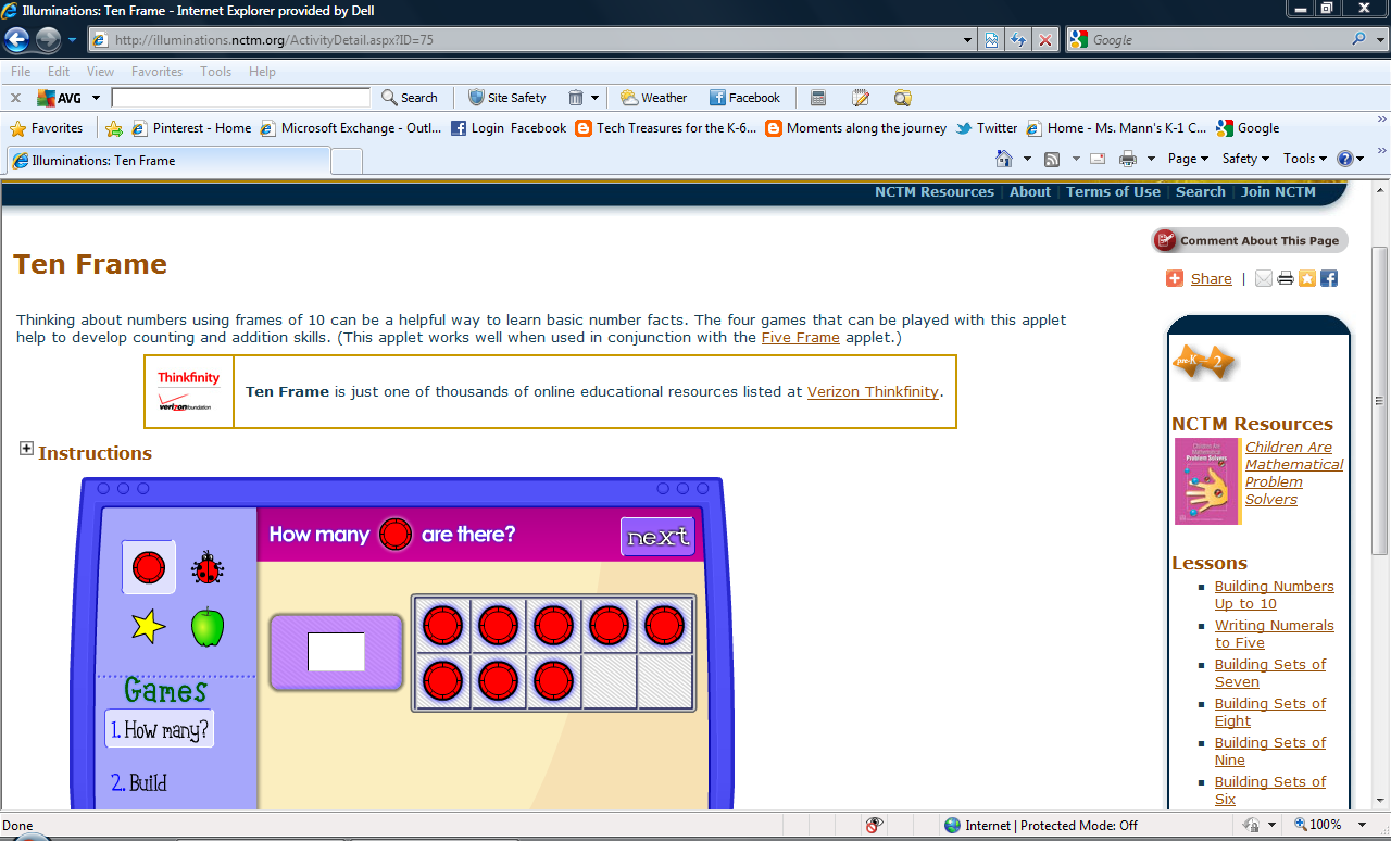 Tech Treasures : Math Sites