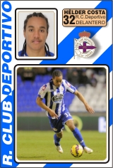 Cromos del Deportivo de A Coruña: HÉLDER COSTA