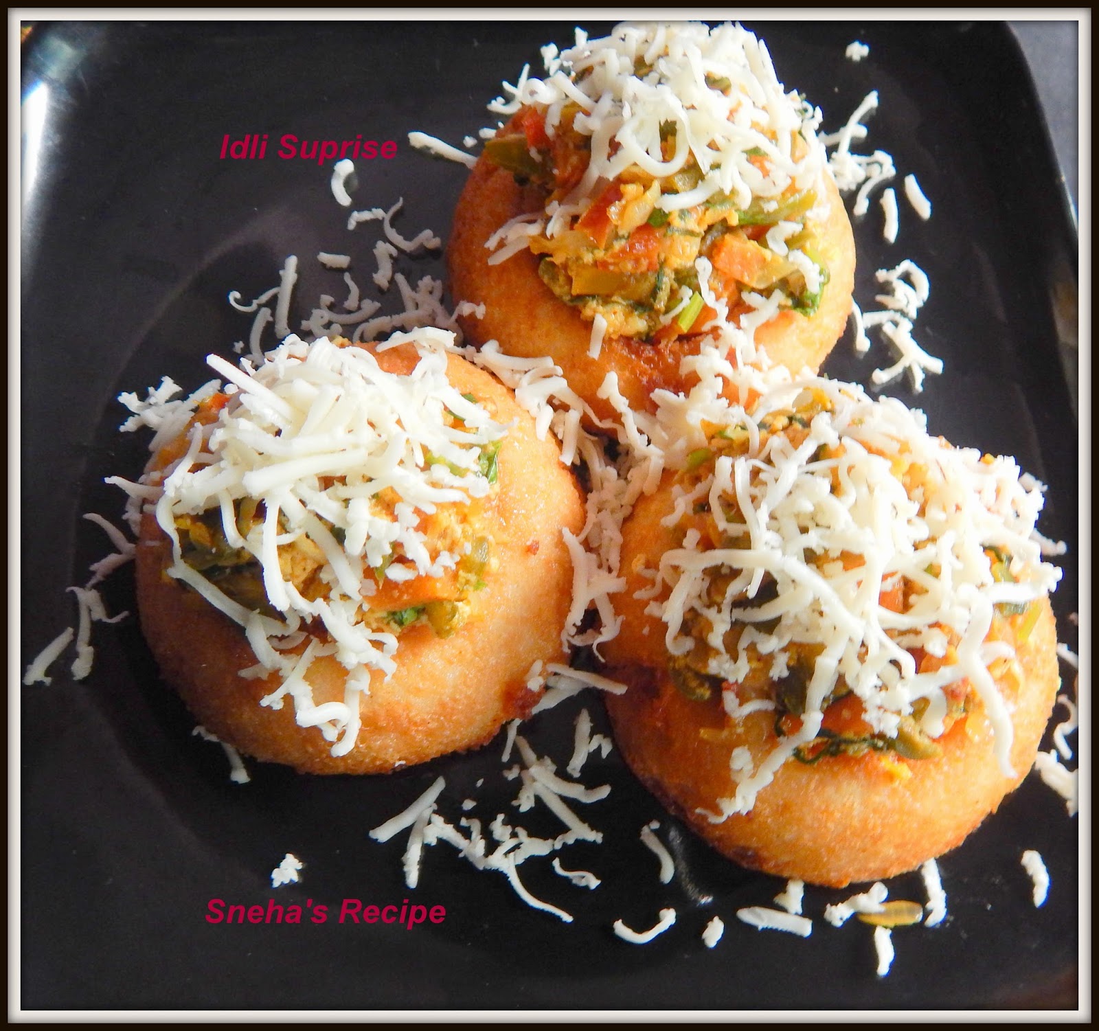 Stuffed Idli Suprise - Sneha's Recipe