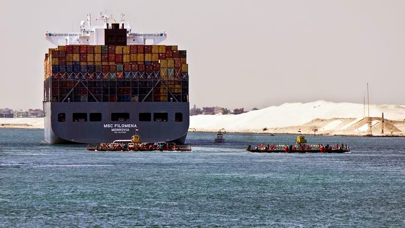 The Suez Canal, Egypt