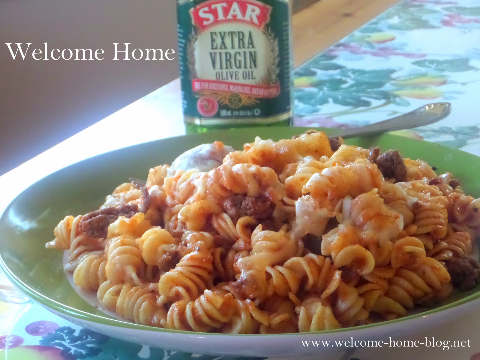 Welcome Home Blog: Rotini Meatball Casserole