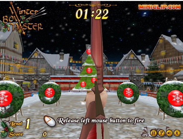 Winter Bow Master - Sport Games For Kids