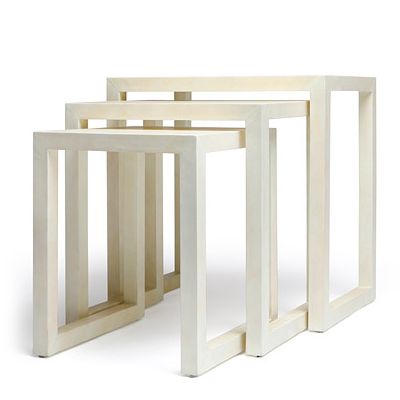 The Modern Sophisticate: Small Space Solution: Nesting Tables