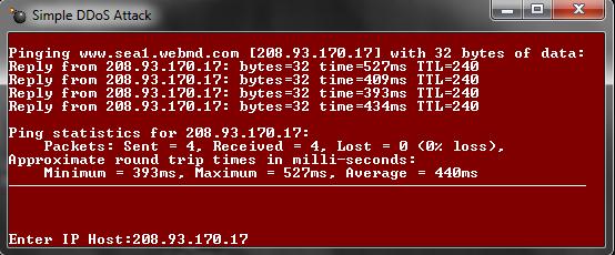 SIMPLE DDoS Tools ~ C.I.H.C Secret Channel