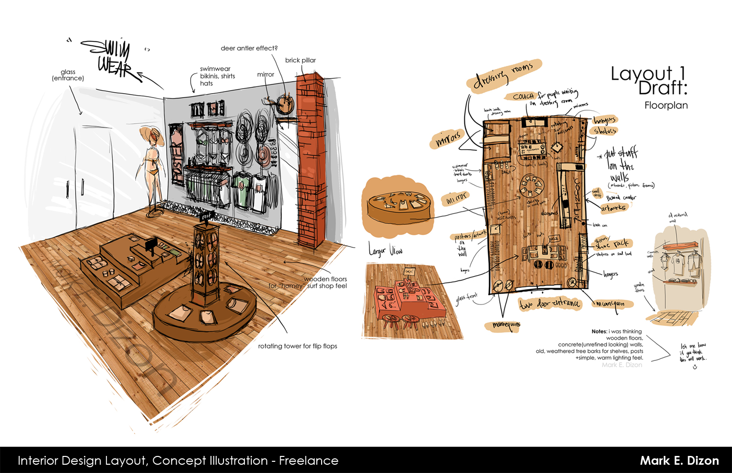 Interior Design Portfolio Layouts